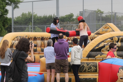 Gladiator Duel Hire – BBC Inflatables 01905 841902