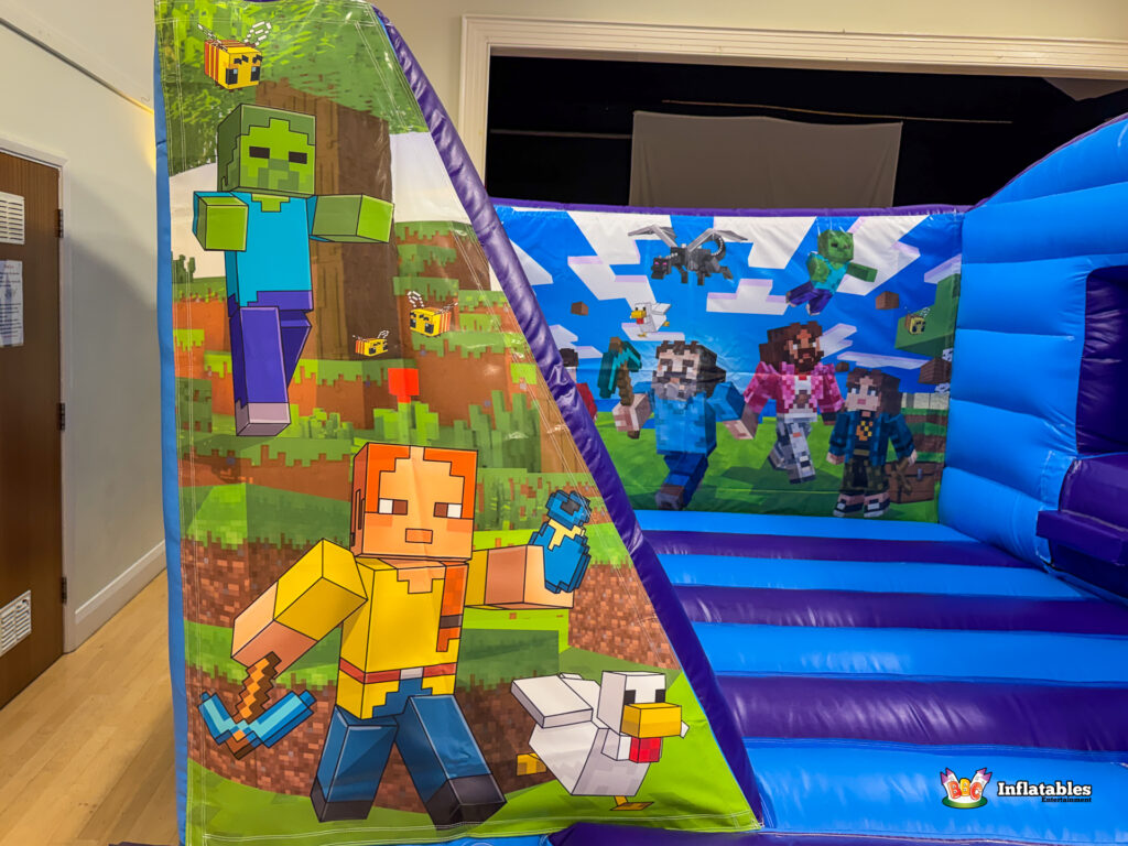 Minecraft Bounce & Slide Hire – BBC Inflatables